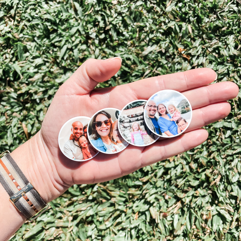 Personalised Golf Ball Markers - Set of 4 - Different Photos – T-Leaf ...