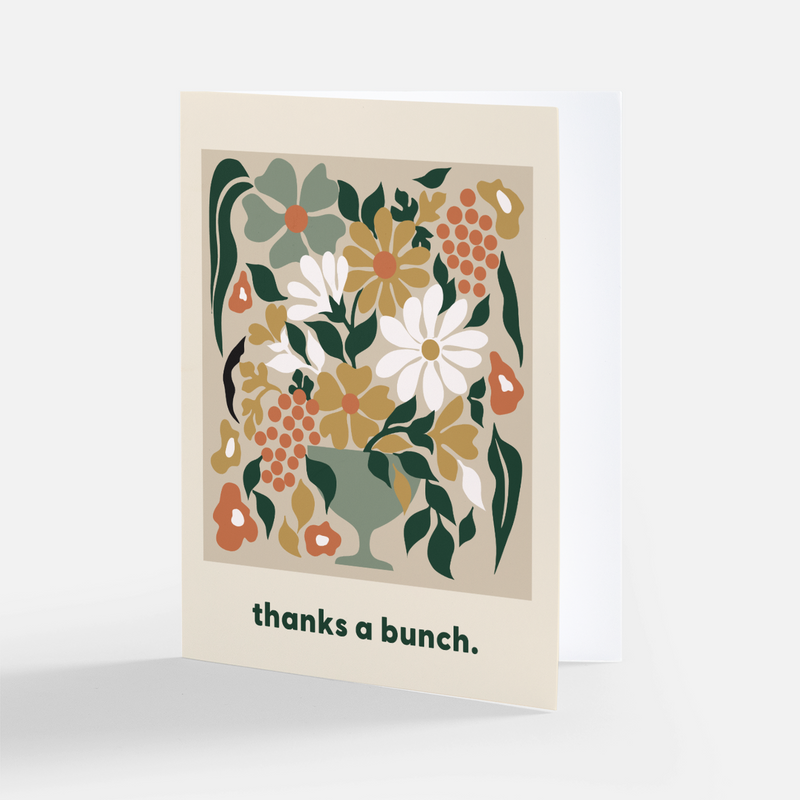 Thanks a Bunch Greeting Card – T-Leaf Collections