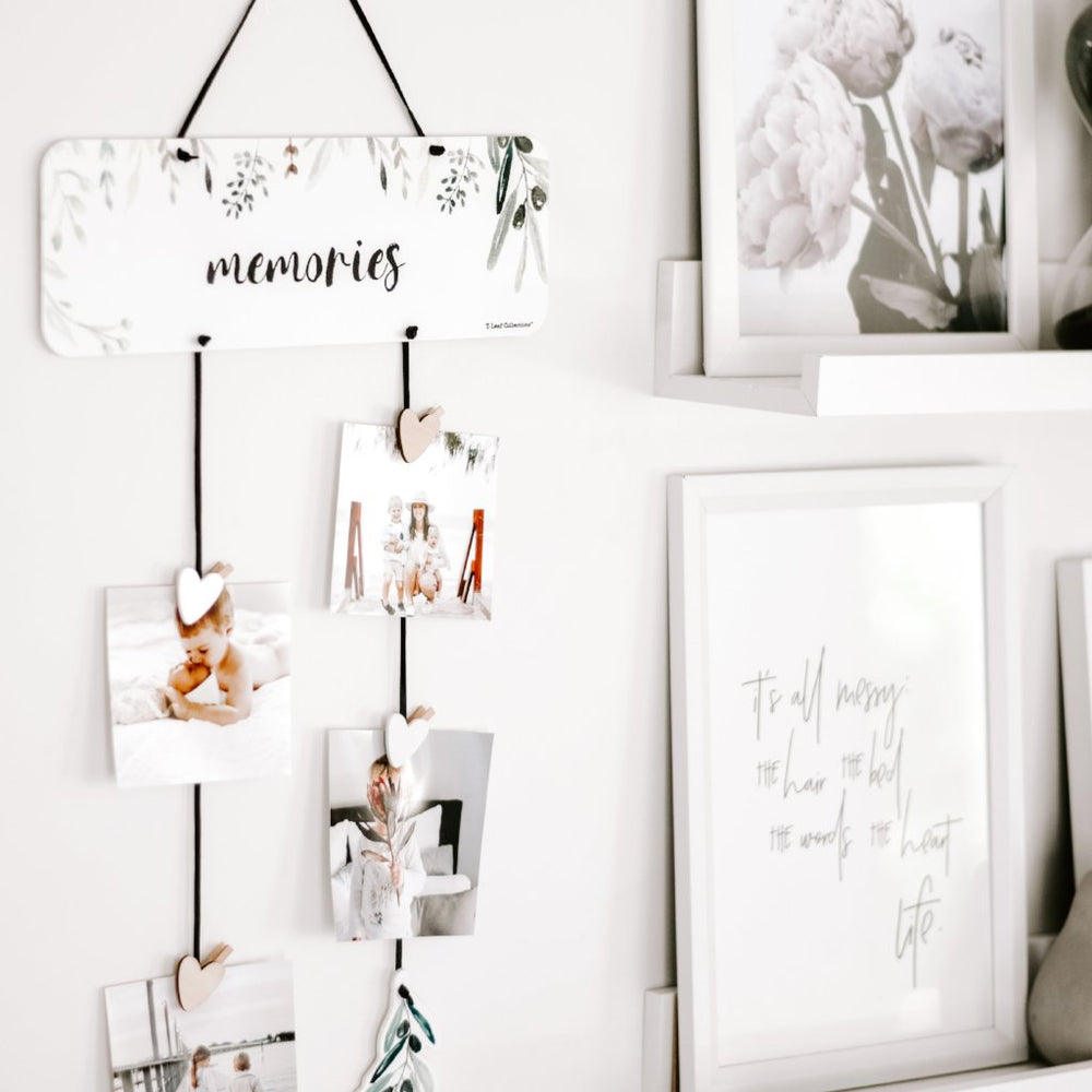 Photo Display Ideas | The original Memory Drops | T-Leaf Collections